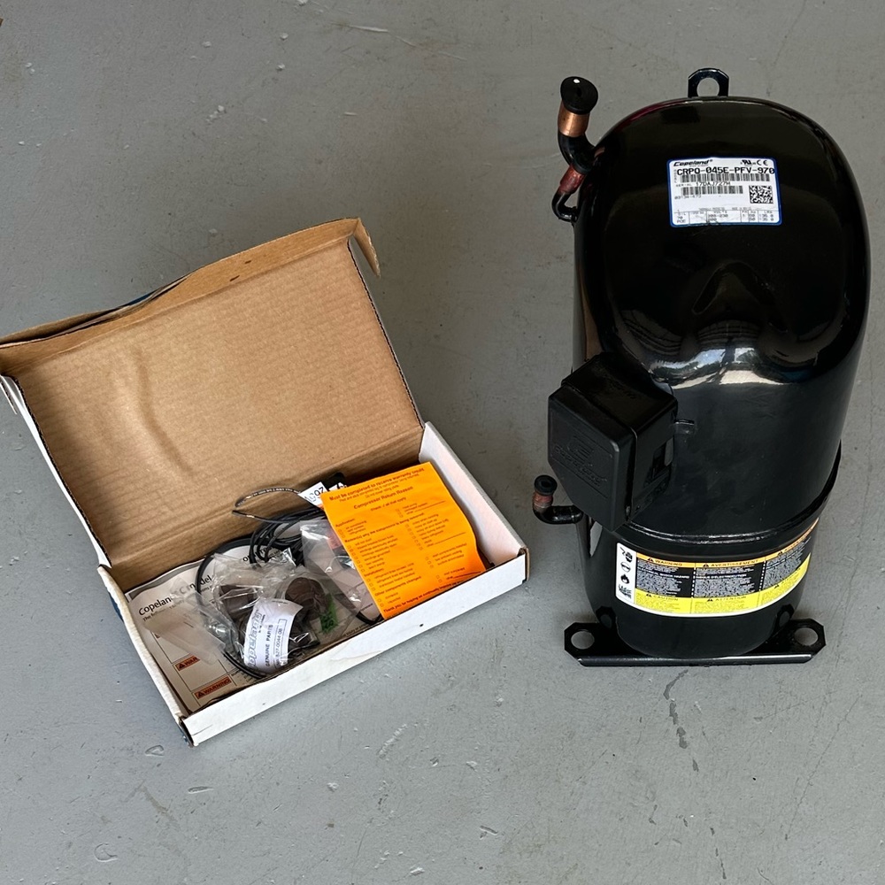 Copeland Hermetic Compressor, Model Number: Crpq-045e… - Gem